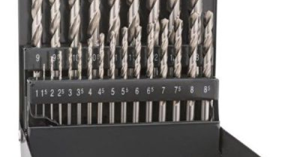 25 Piece Cobalt HSS Drill Bit Set 1 - 13mm - COBKM25