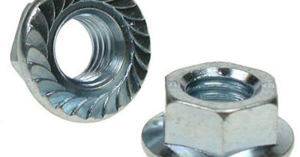 M5 Serrated Flange Nuts Zinc Plated (Pack of 4,000) [Grade 8] - HX05-SFN-Z