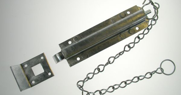 216mm Chain Bolt 66 [Epoxy Black] (Pack of 5) - 66EXB
