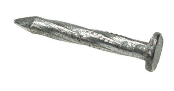 30 x 3.75mm Square Twisted Nails [Galvanised] (25Kg Pack) - OJ122540